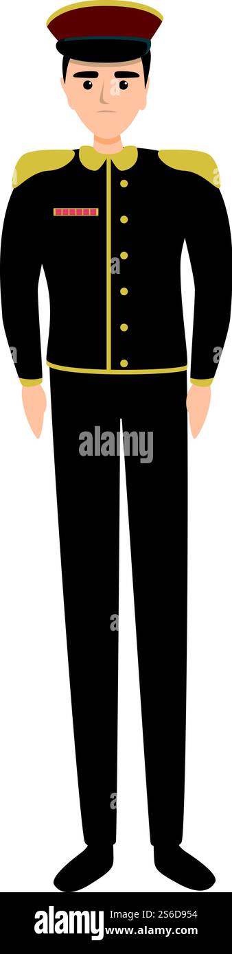Parade military uniform icon. Cartoon of parade military uniform vector ...