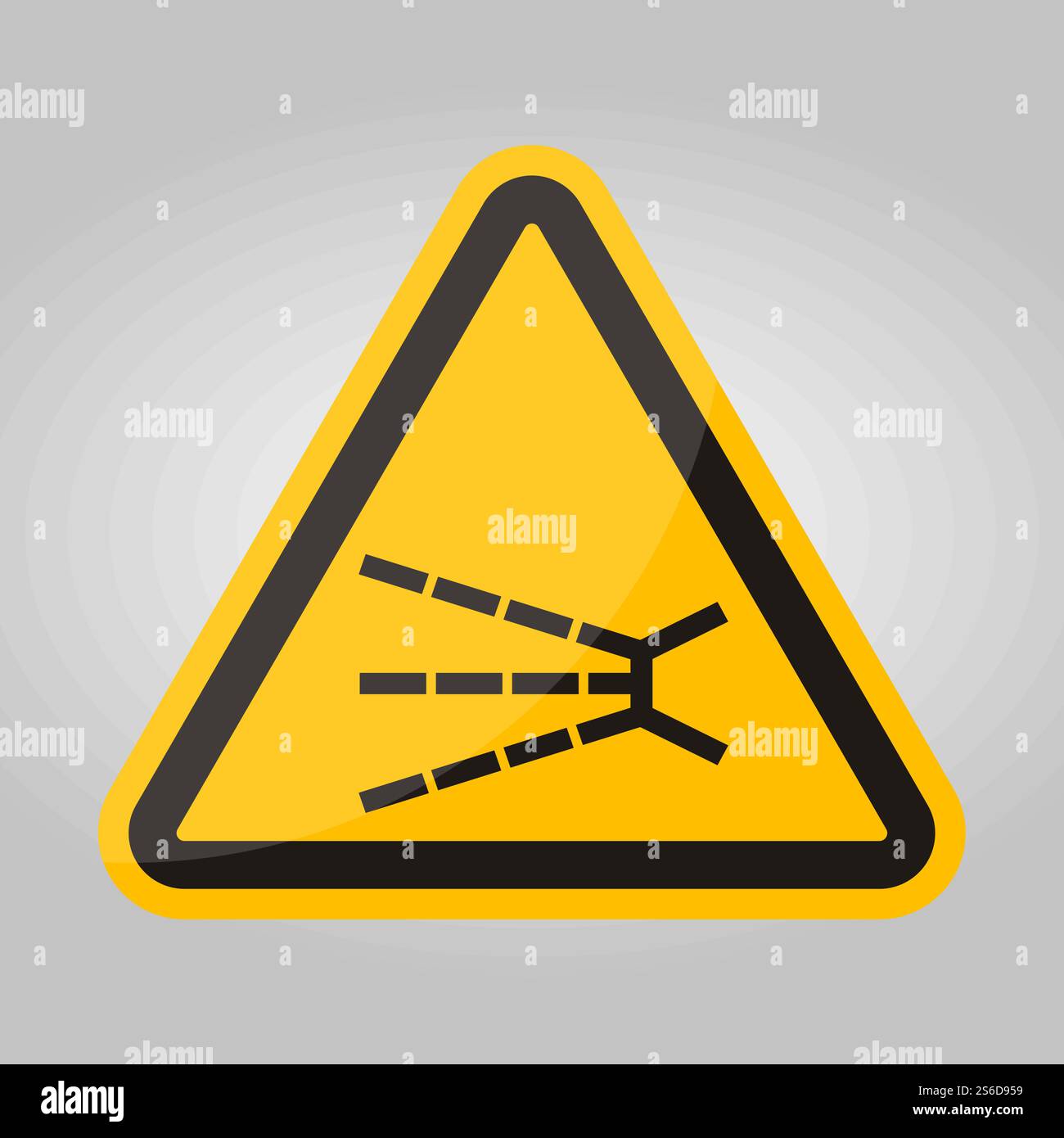 Splashing Hazard Symbol Sign Isolate On White Background,Vector ...