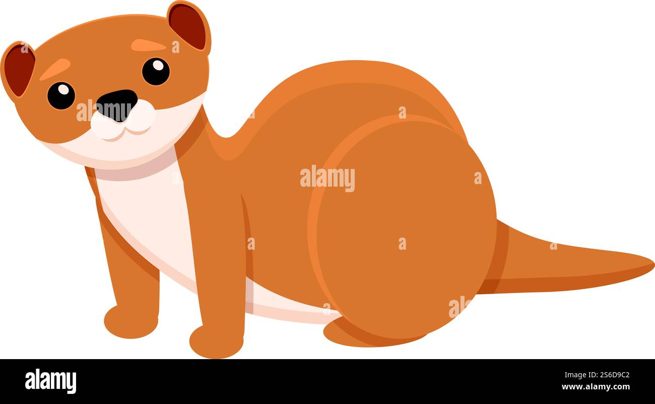 Mink animal icon. Cartoon of mink animal vector icon for web design ...