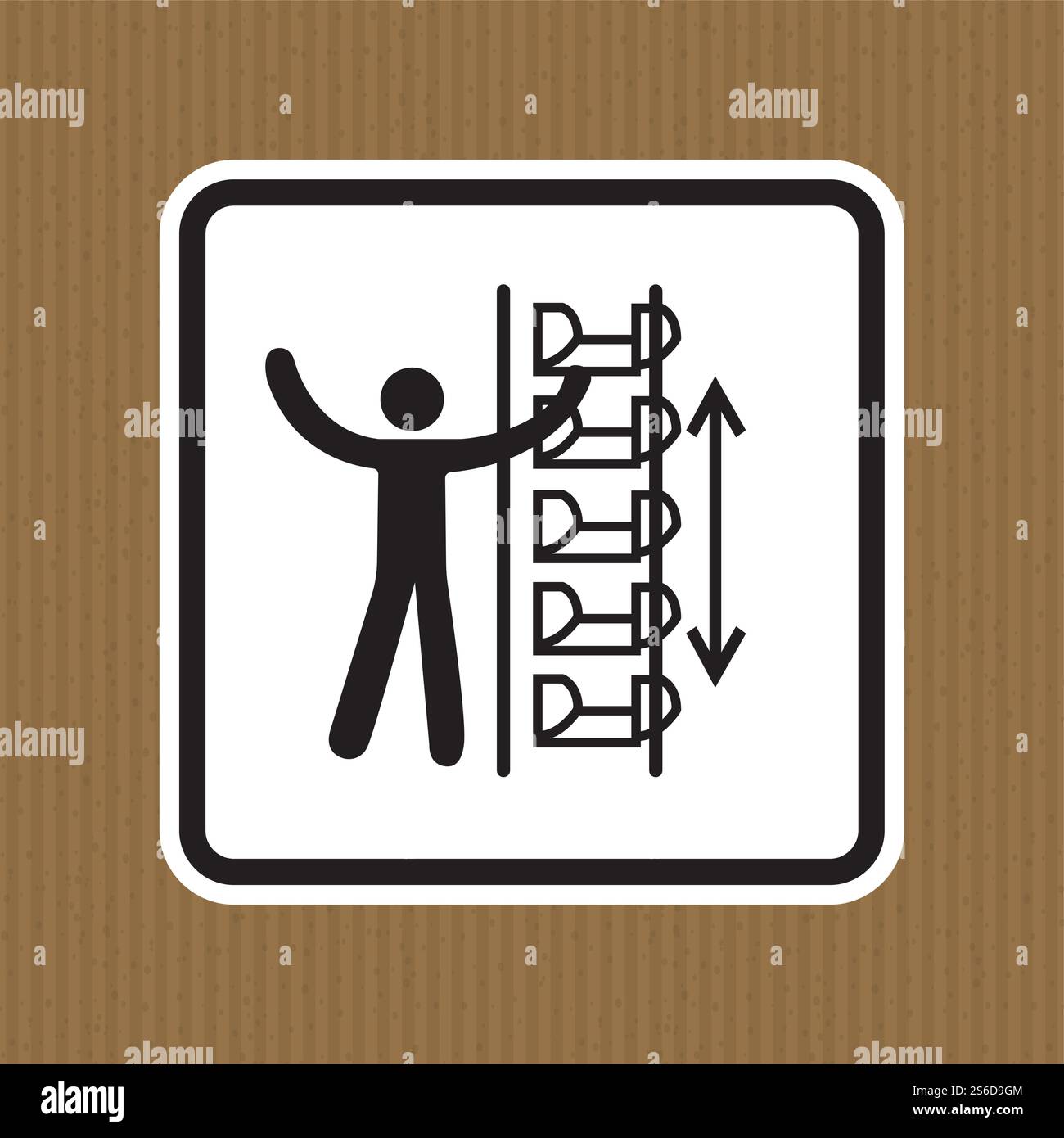 Warning Exposed Buckets and Moving Parts Symbol Sign Isolate on White ...