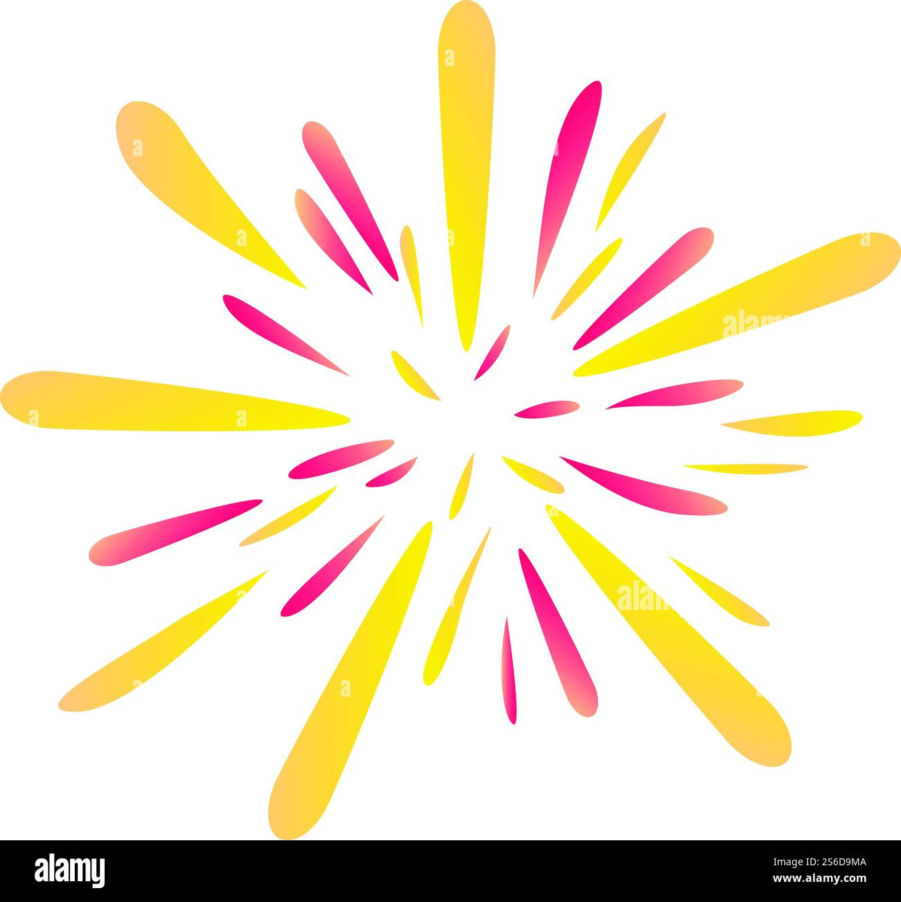 Carnival firework icon. Cartoon of carnival firework vector icon for ...