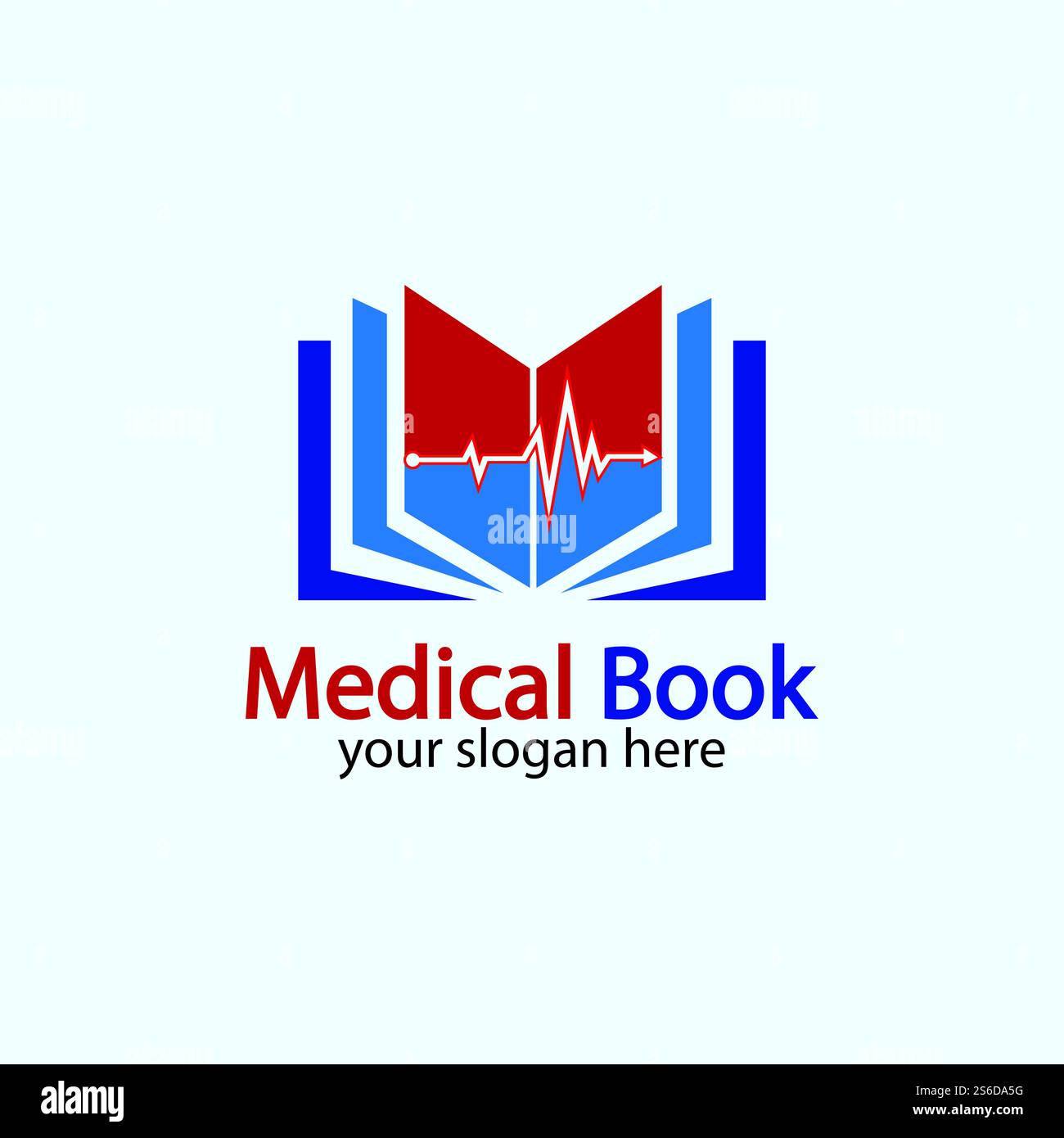 Medical Book Logo icon design vector,health book education logo Designs ...