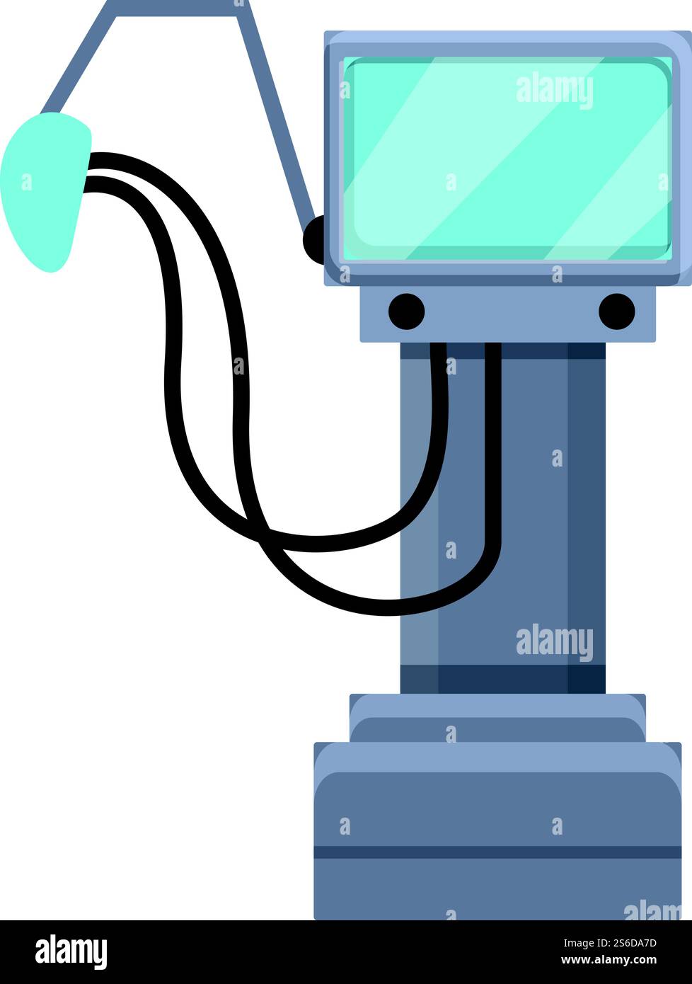 Device ventilator medical machine icon. Cartoon of device ventilator ...