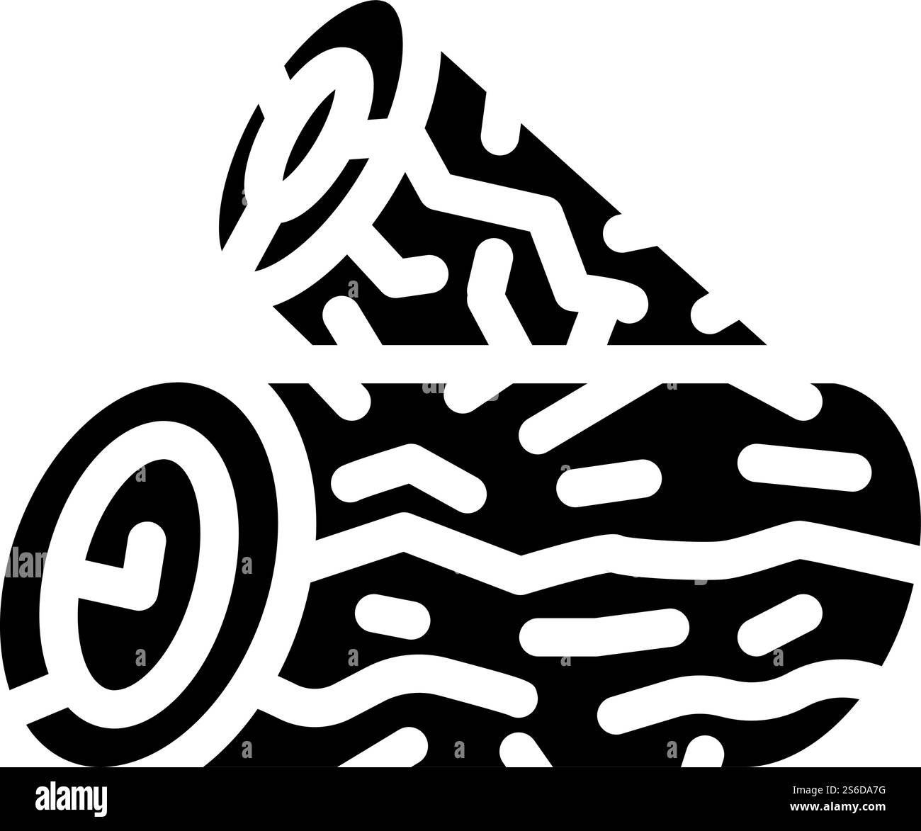 firewood timber glyph icon vector. firewood timber sign. isolated ...