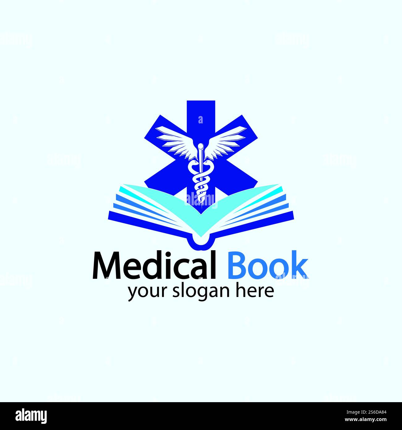 Medical Book Logo icon design vector,health book education logo Designs ...