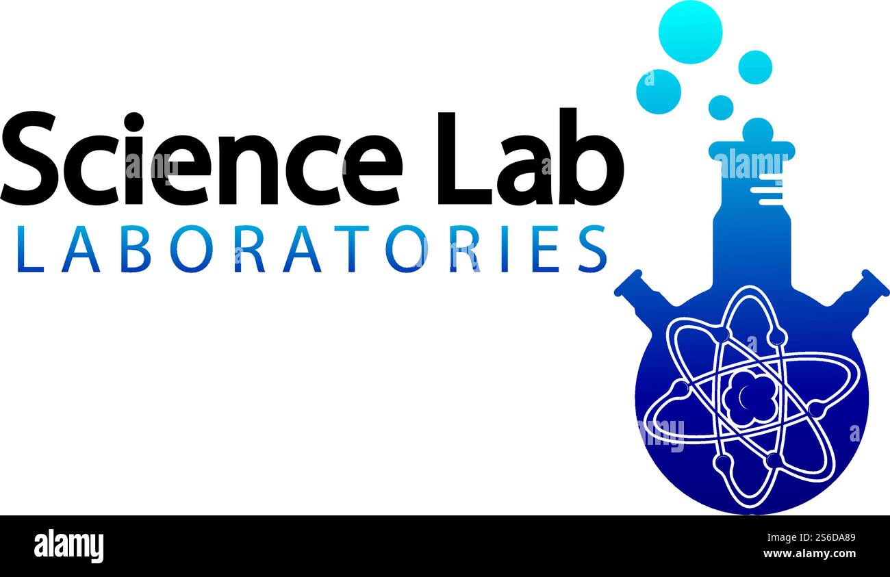 Science Lab logo.Laboratory Tube Logo Template Design Vector, Emblem ...