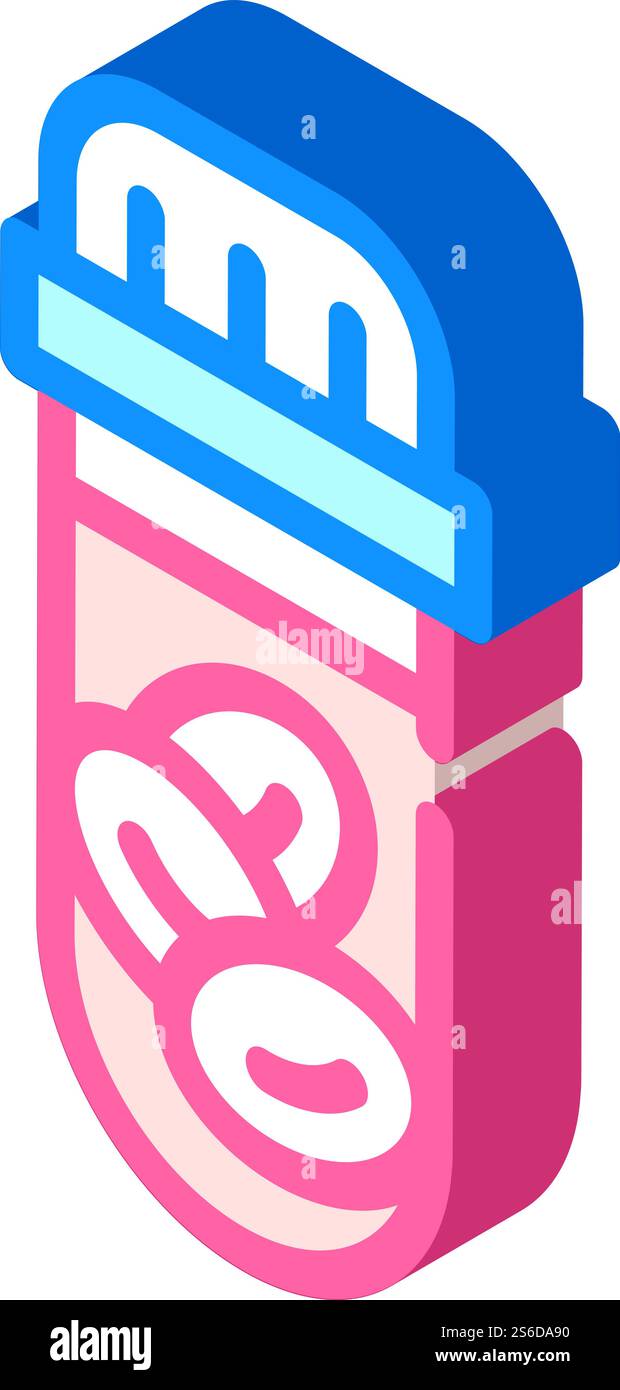 stem cells isometric icon vector. stem cells sign. isolated symbol ...