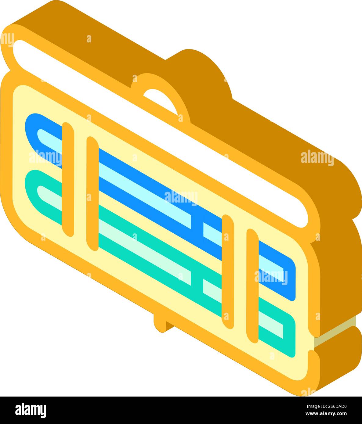 insulin injection set box isometric icon vector. insulin injection set ...