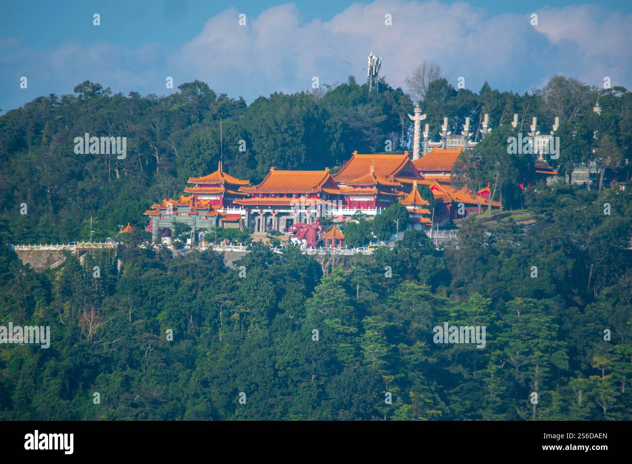Wenwu Temple is a large, famous taoist temple on overlooking Sun Moon ...