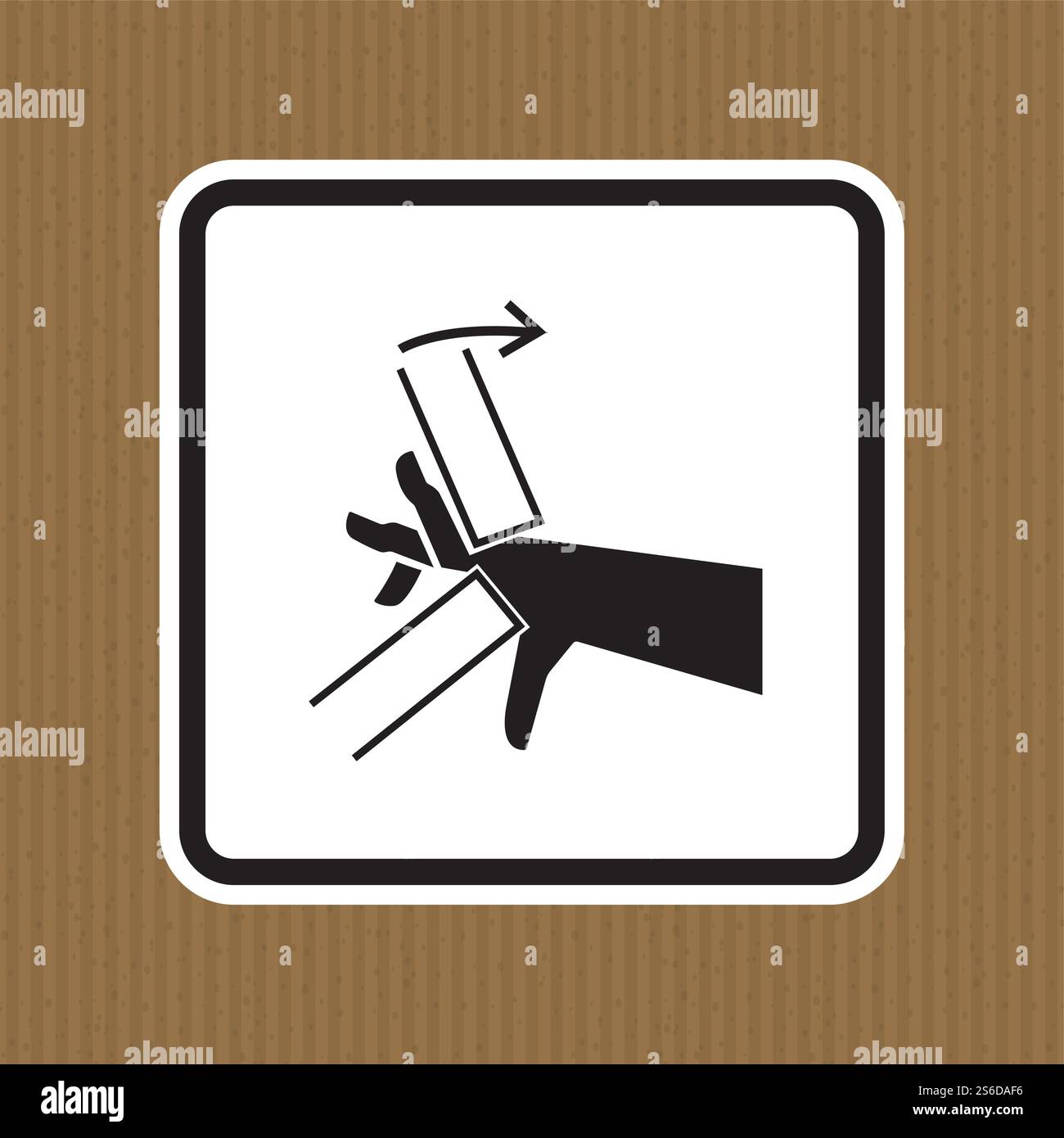 Hand Crush Pinch Point Symbol Sign Isolate on White Background,Vector ...