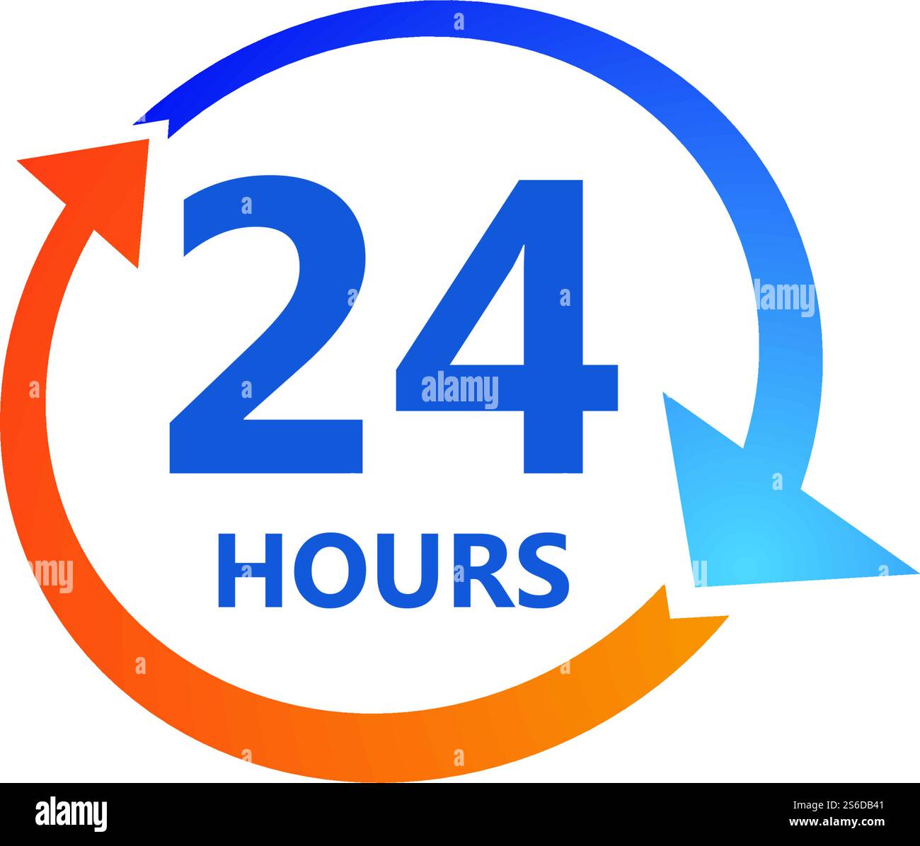 24hr logo and symbol vector design Stock Vector Image & Art - Alamy