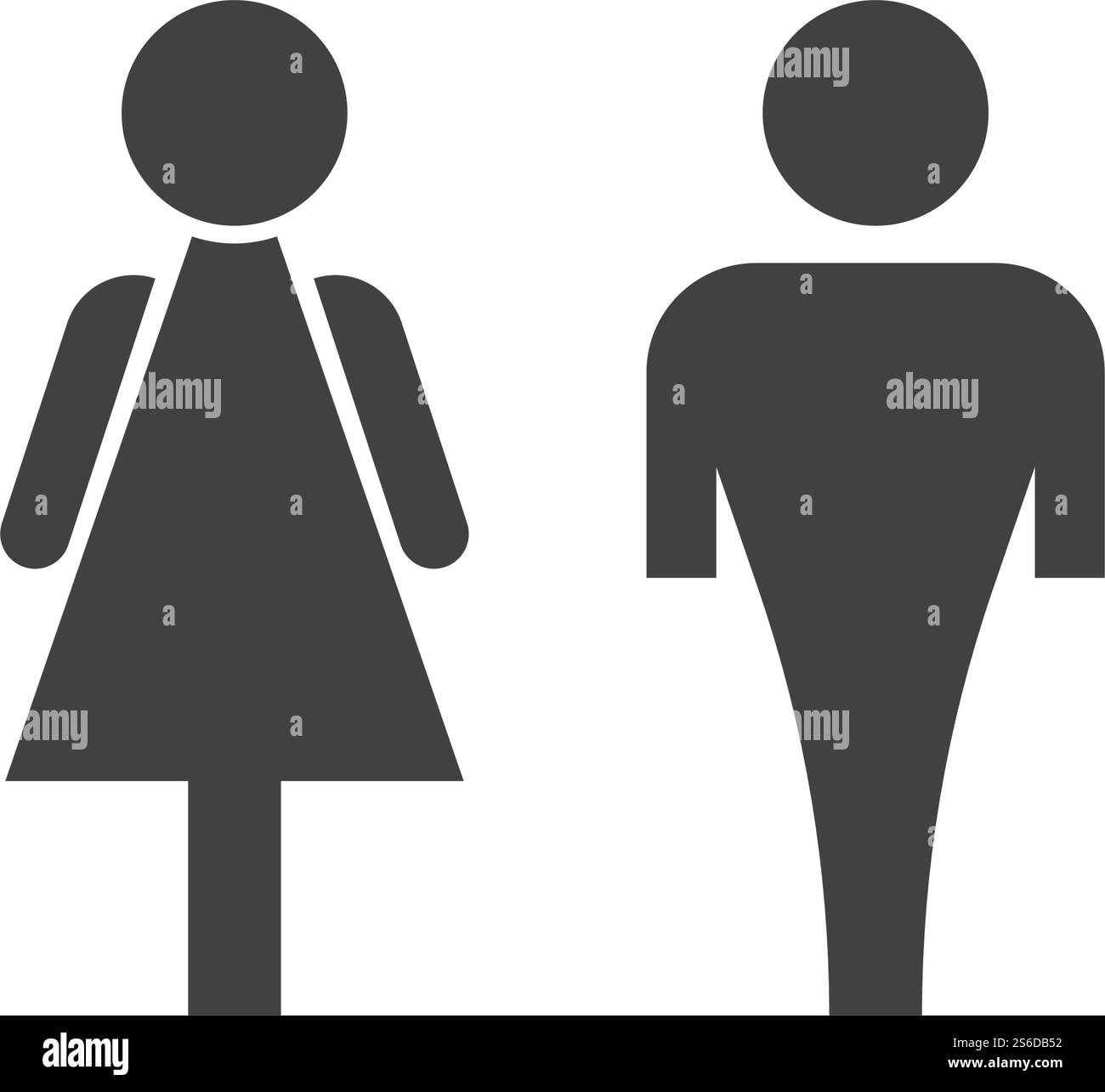 Toilet sign vector flat design Stock Vector Image & Art - Alamy