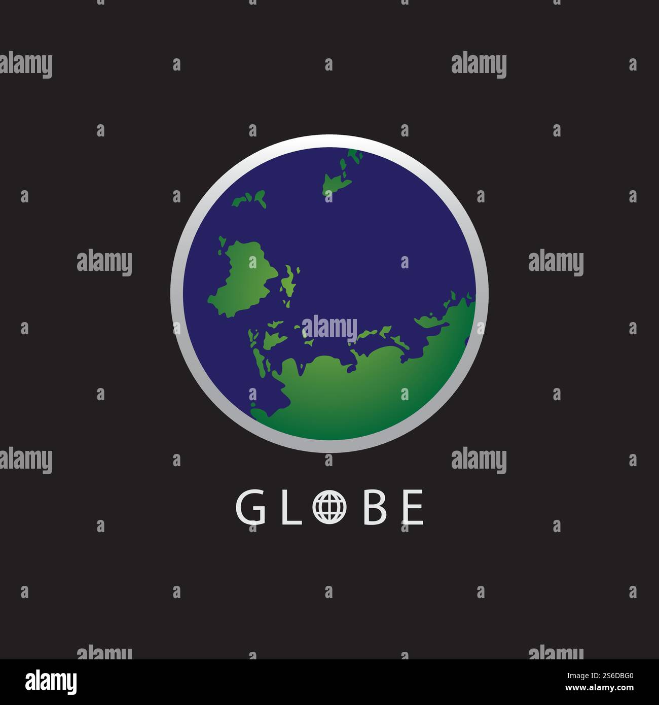 Globe map round earth logo vector image,Vector earth globes isolated on ...