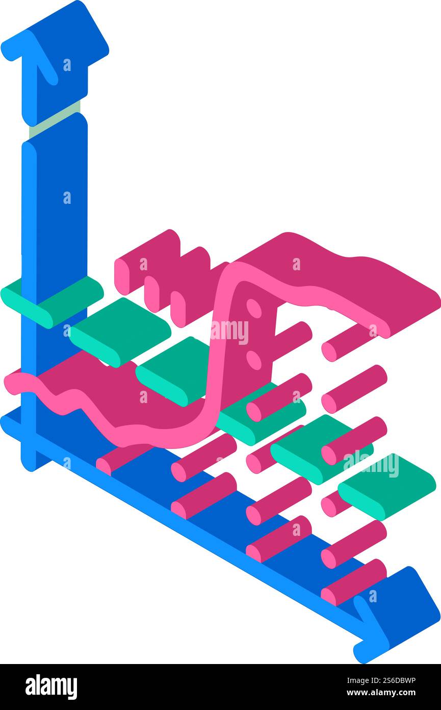 glucose level isometric icon vector. glucose level sign. isolated ...