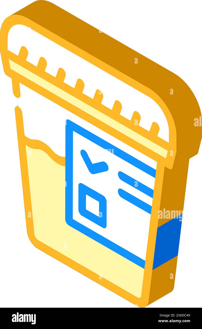 urine for analysis isometric icon vector. urine for analysis sign ...