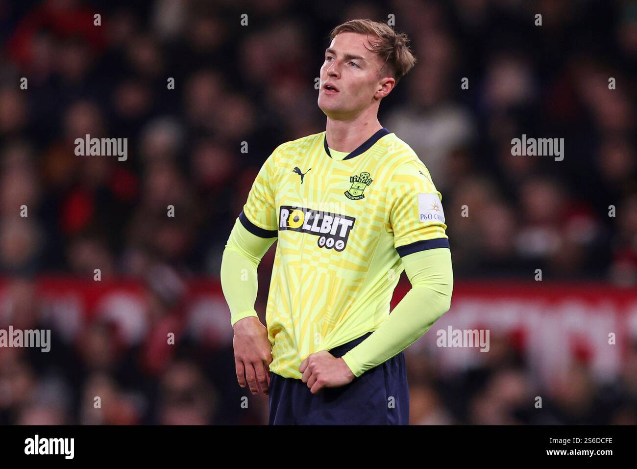 Manchester, UK. 16th Jan, 2025. James Bree of Southampton during the ...