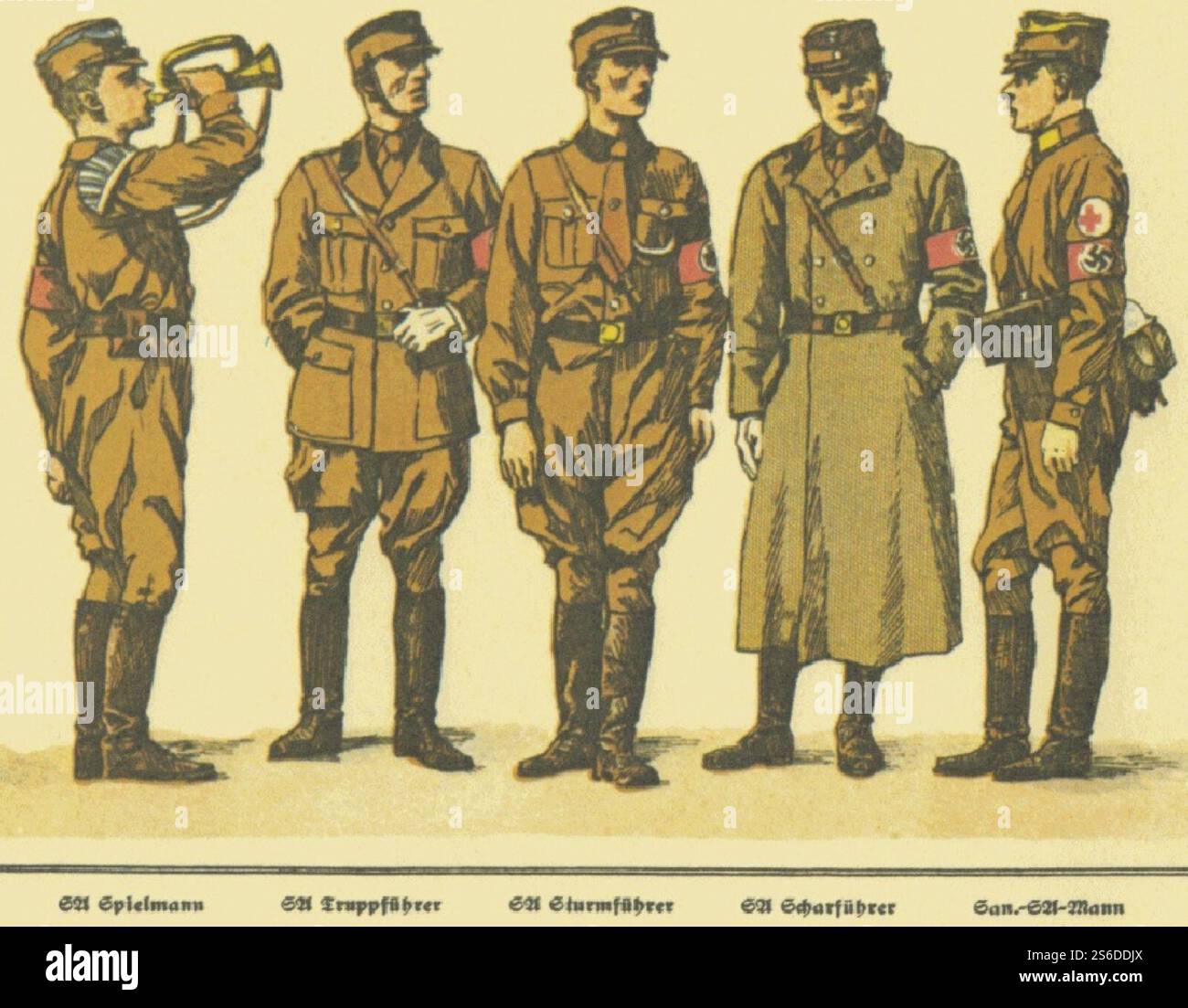 G Lebrecht Uniformen Abzeichen Fahnen der NSDAP Stahlhelmbund usw ca ...