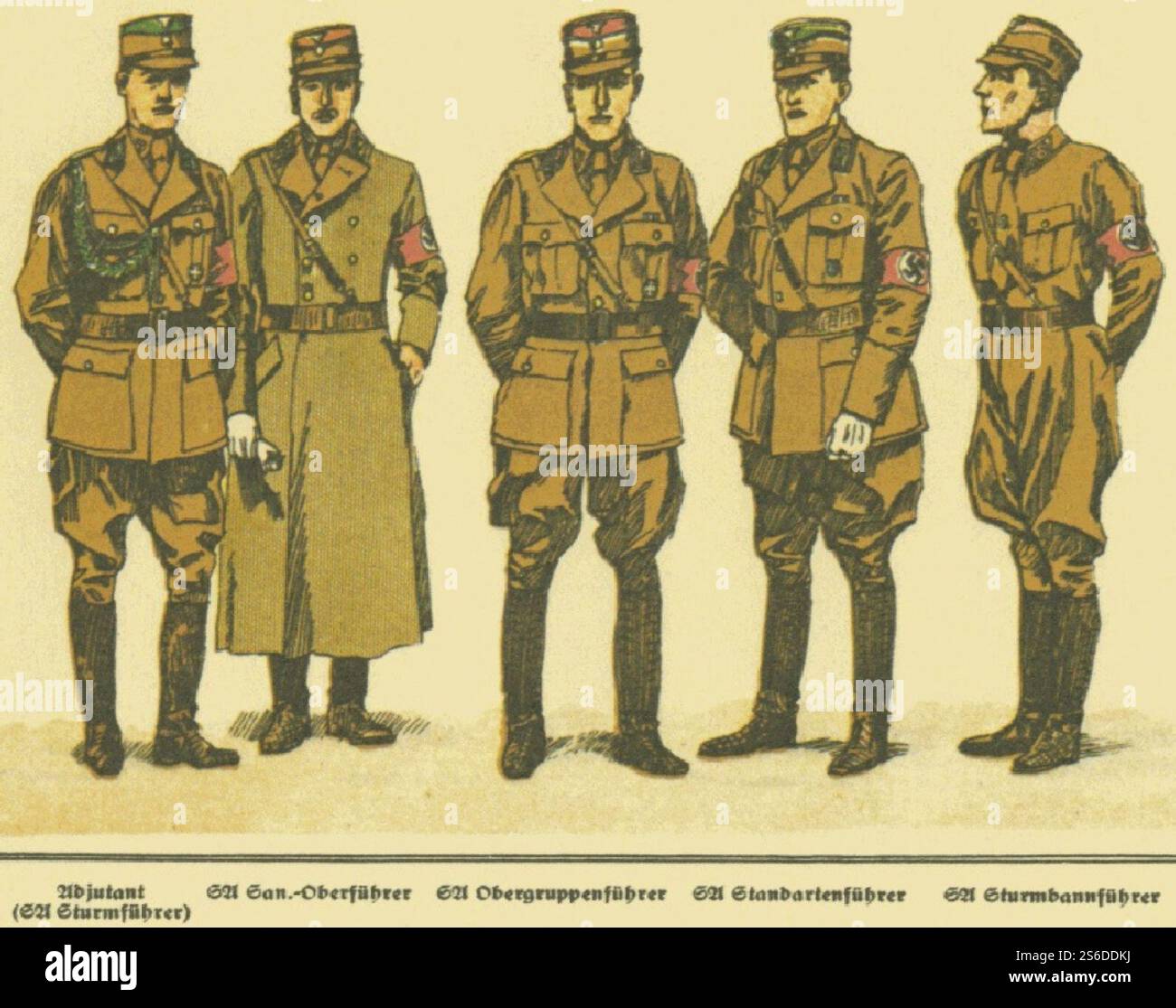 G Lebrecht Uniformen Abzeichen Fahnen der NSDAP Stahlhelmbund usw ca ...