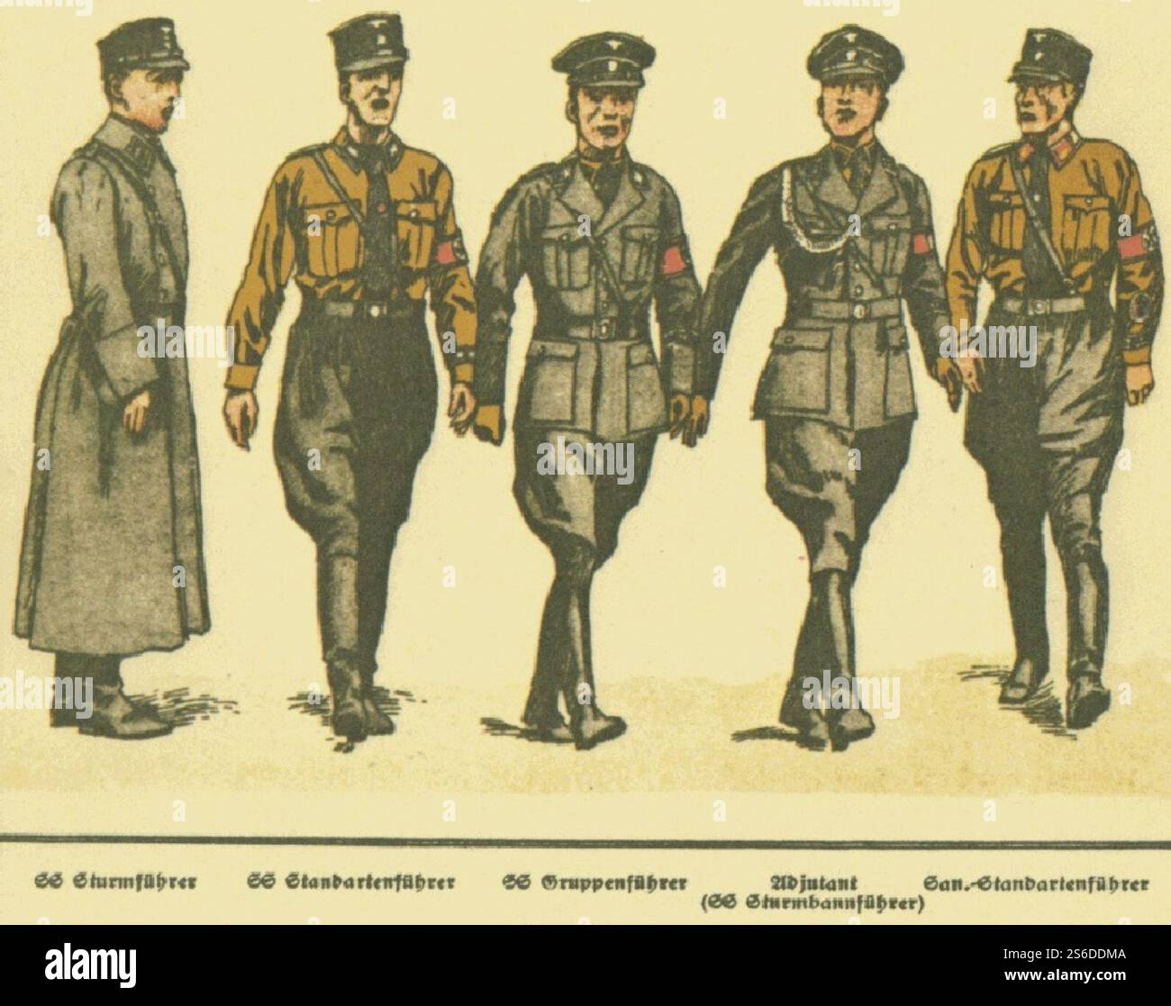 G Lebrecht Uniformen Abzeichen Fahnen der NSDAP Stahlhelmbund usw ca ...