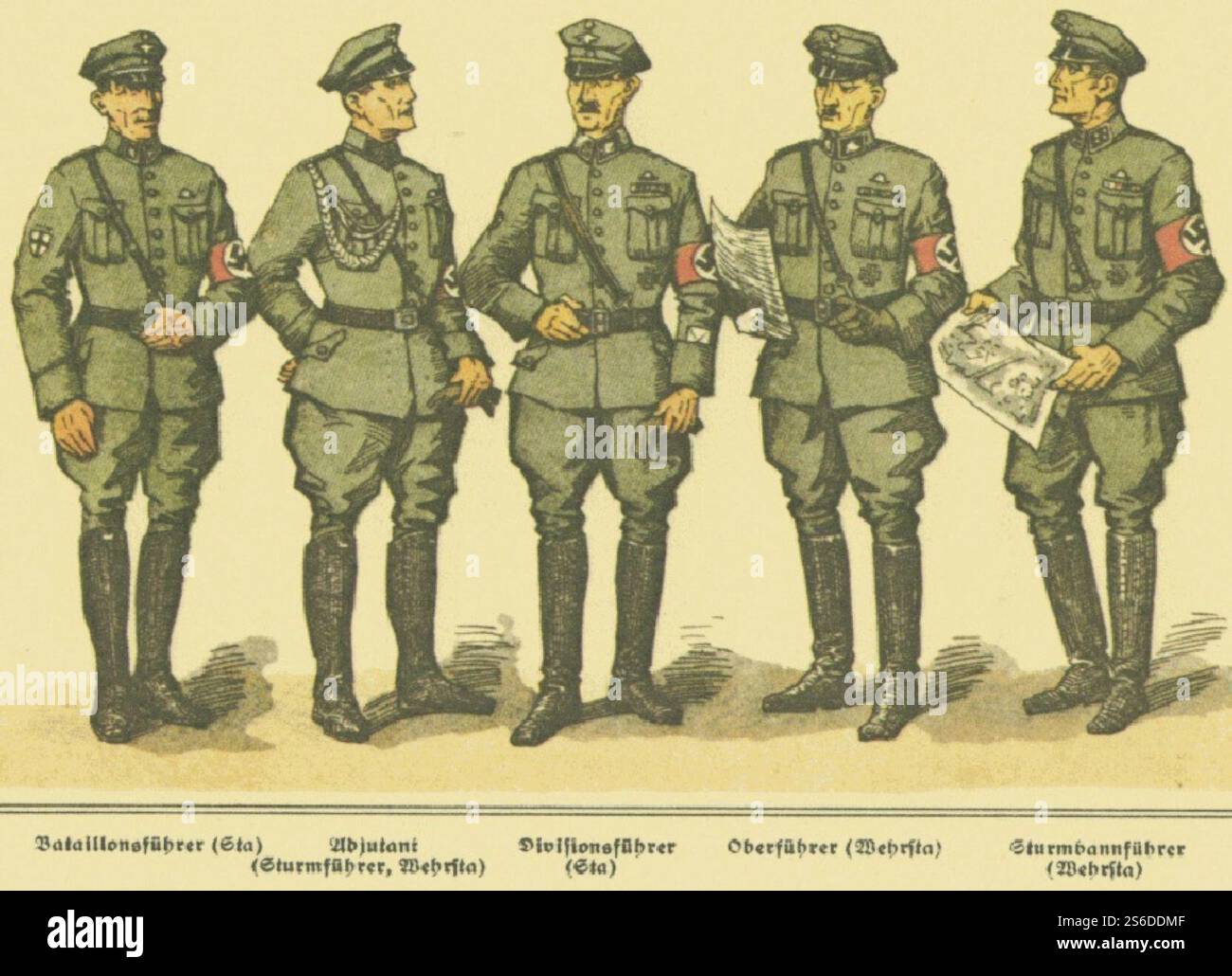 G Lebrecht Uniformen Abzeichen Fahnen der NSDAP Stahlhelmbund usw ca ...