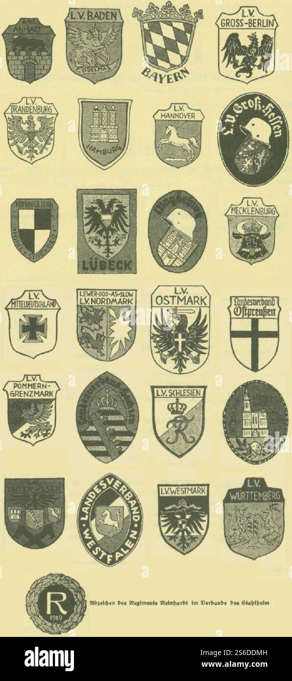 G Lebrecht Uniformen Abzeichen Fahnen der NSDAP Stahlhelmbund usw ca ...