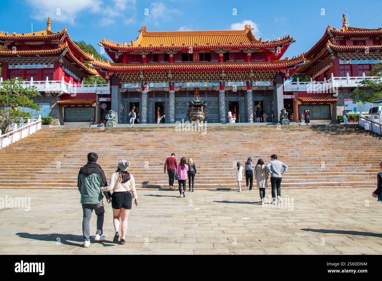 Wenwu Temple is a large, famous taoist temple on overlooking Sun Moon ...