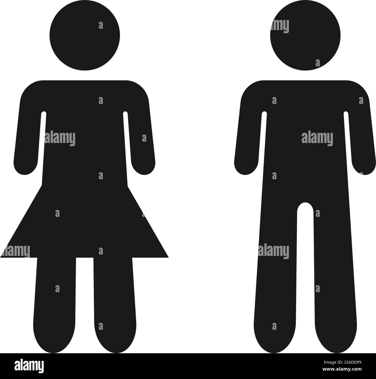 Toilet sign vector flat design Stock Vector Image & Art - Alamy