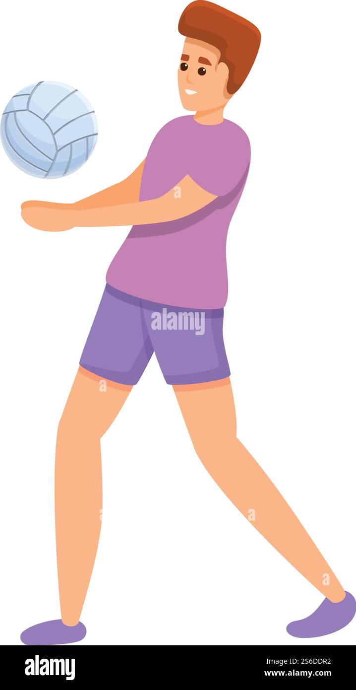 Volleyball tournament icon. Cartoon of volleyball tournament vector ...