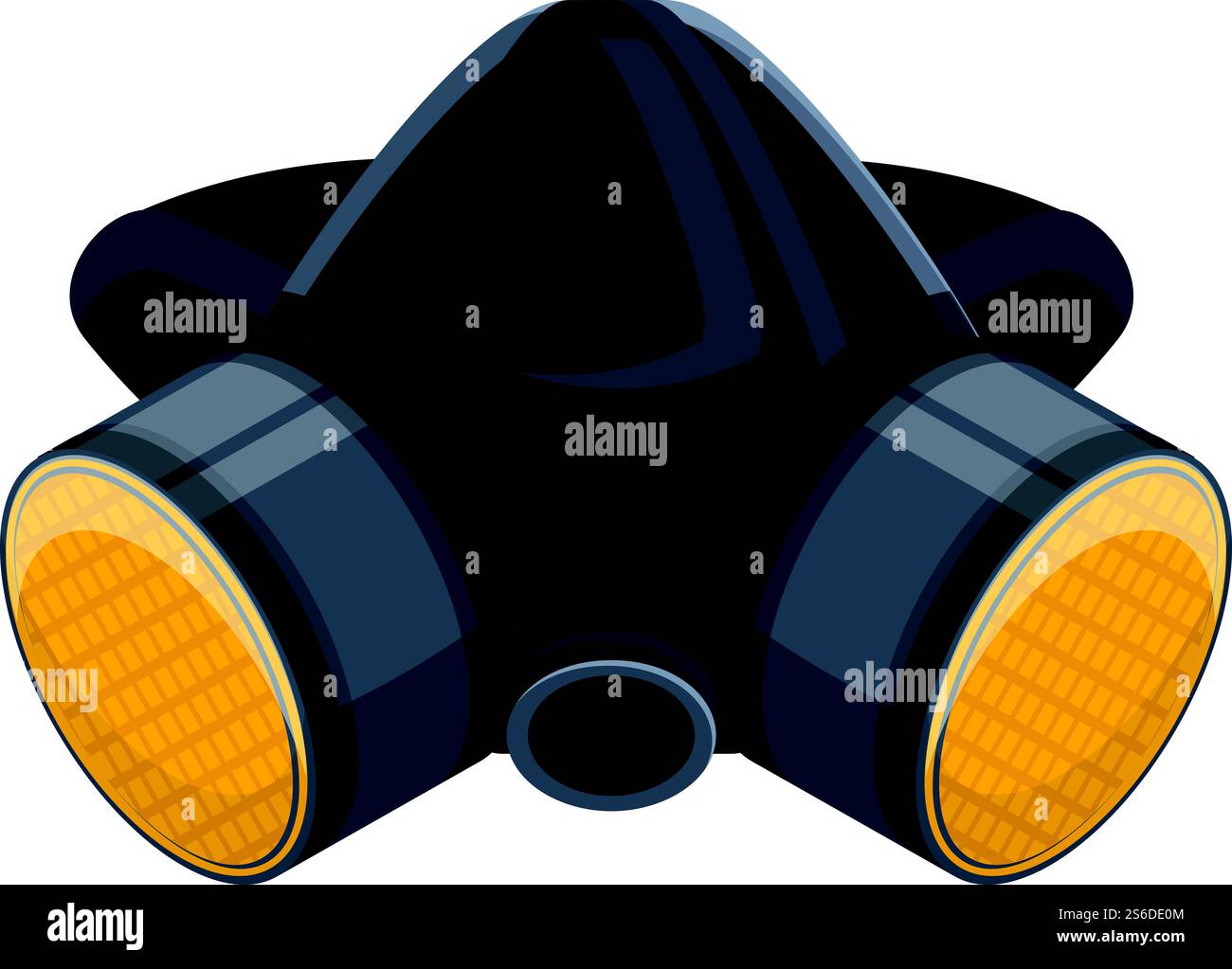 Farm gas mask icon. Cartoon of farm gas mask vector icon for web design ...