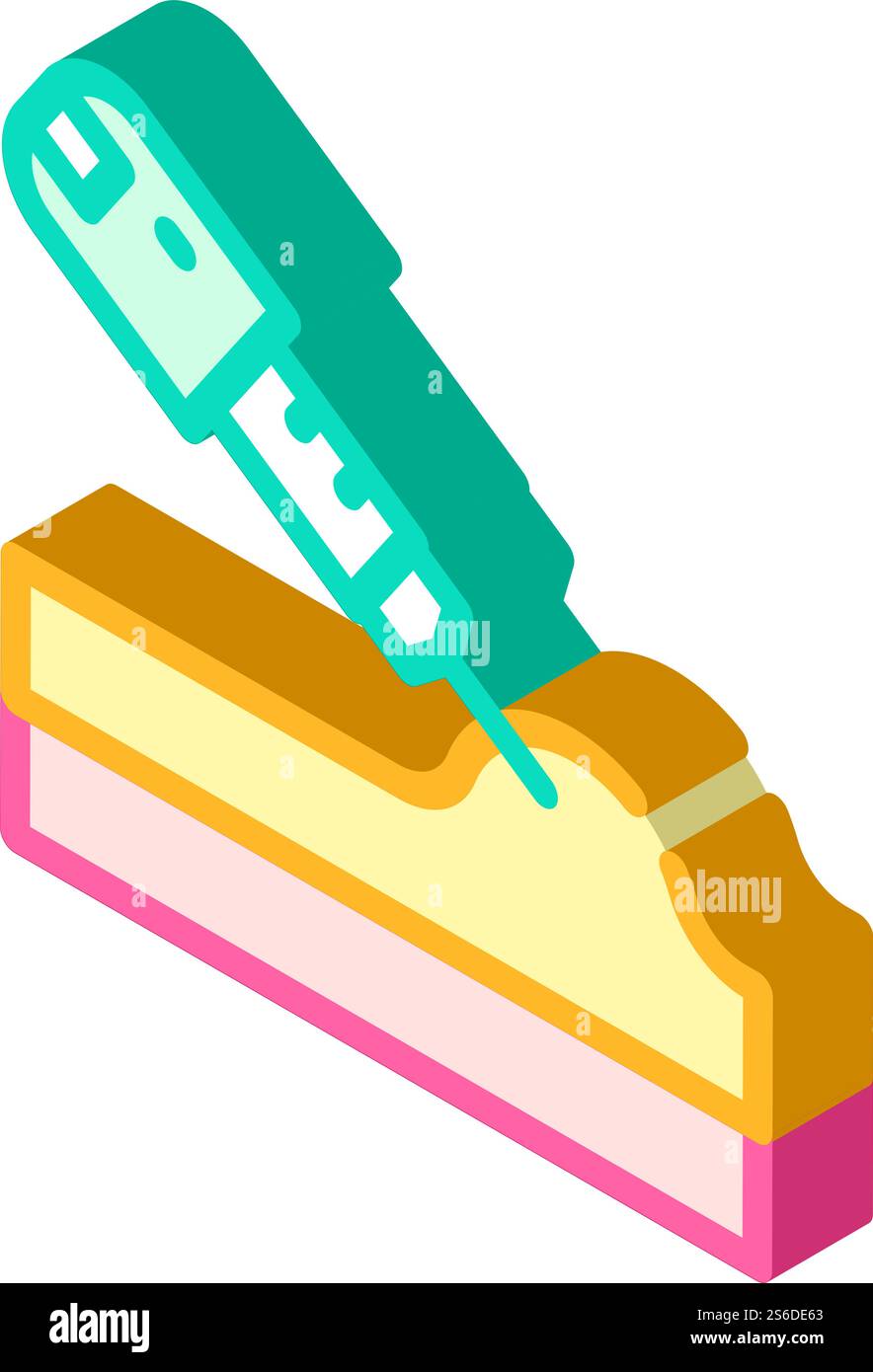 insulin injection isometric icon vector. insulin injection sign ...