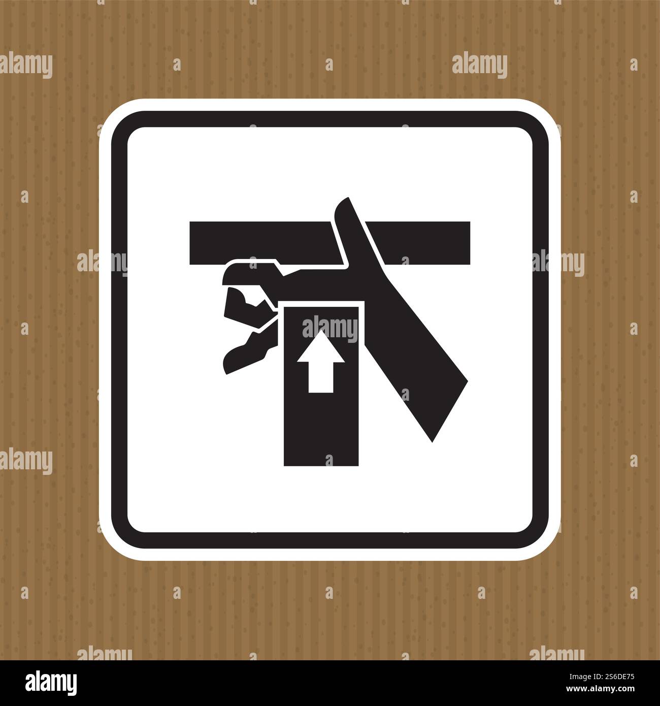 Hand Crush Force From Below Symbol Sign, Vector Illustration, Isolate ...