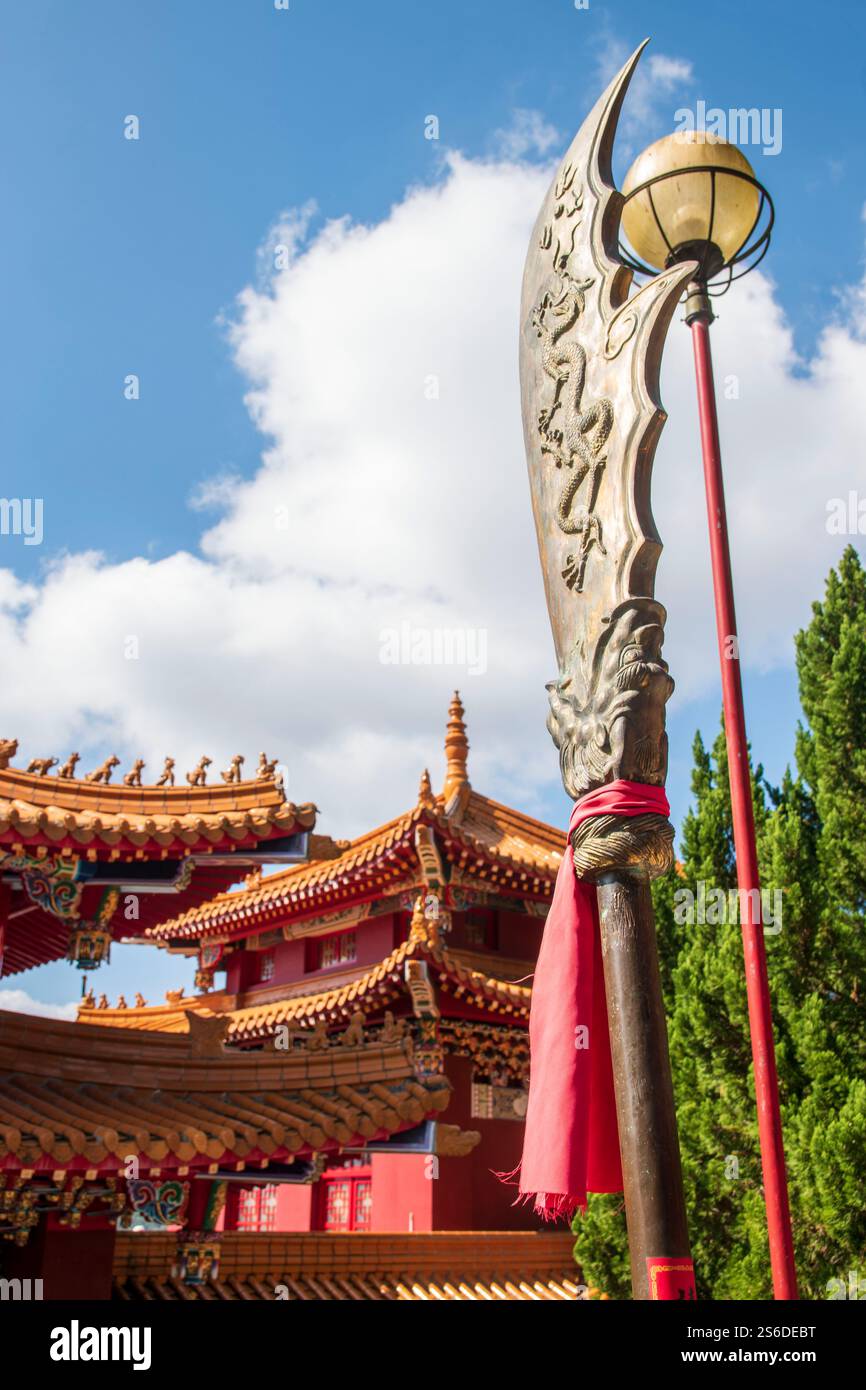 Wenwu Temple is a large, famous taoist temple on overlooking Sun Moon ...
