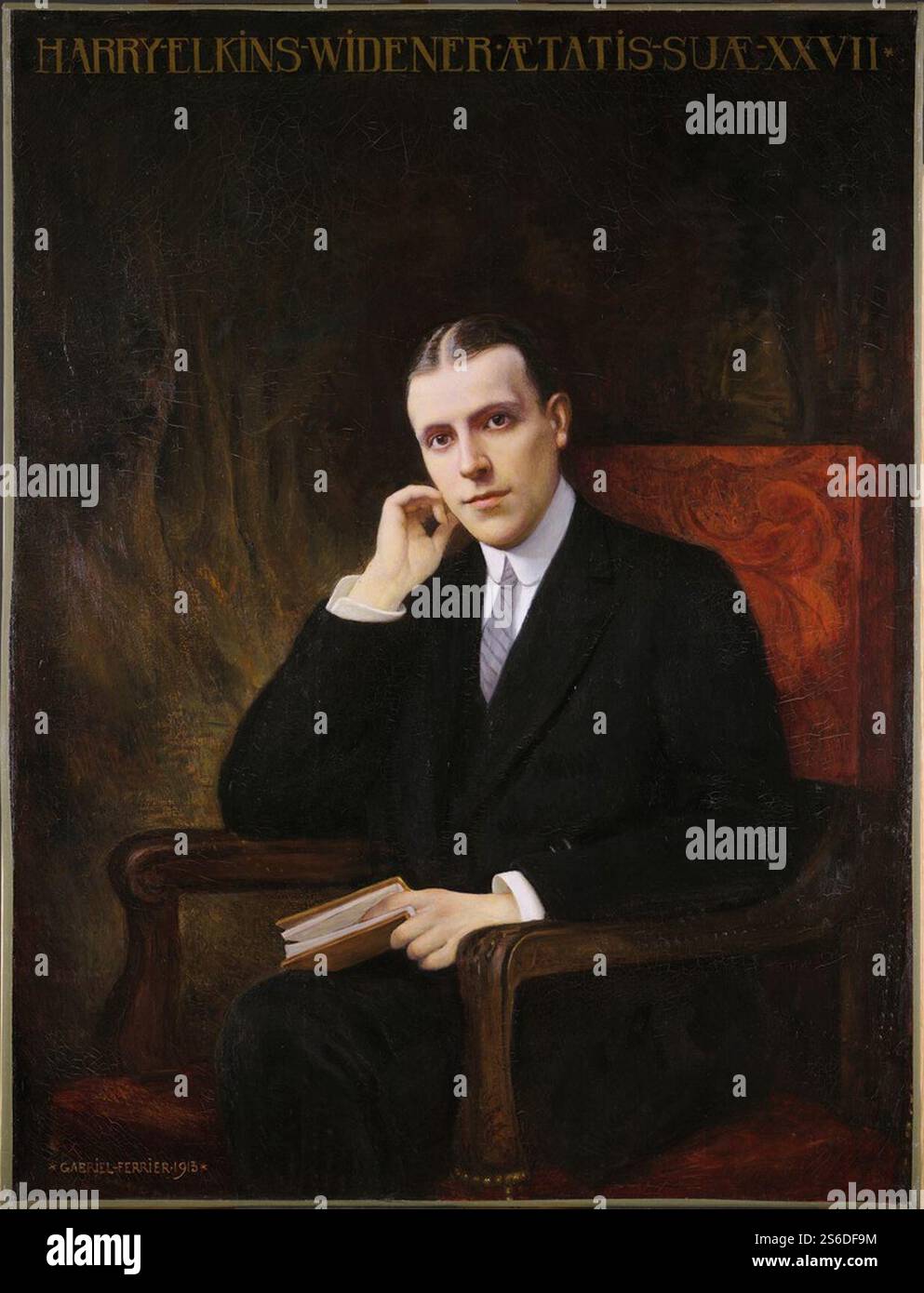 Gabriel Ferrier - Harry Elkins Widener (1885-1912 Stock Photo - Alamy