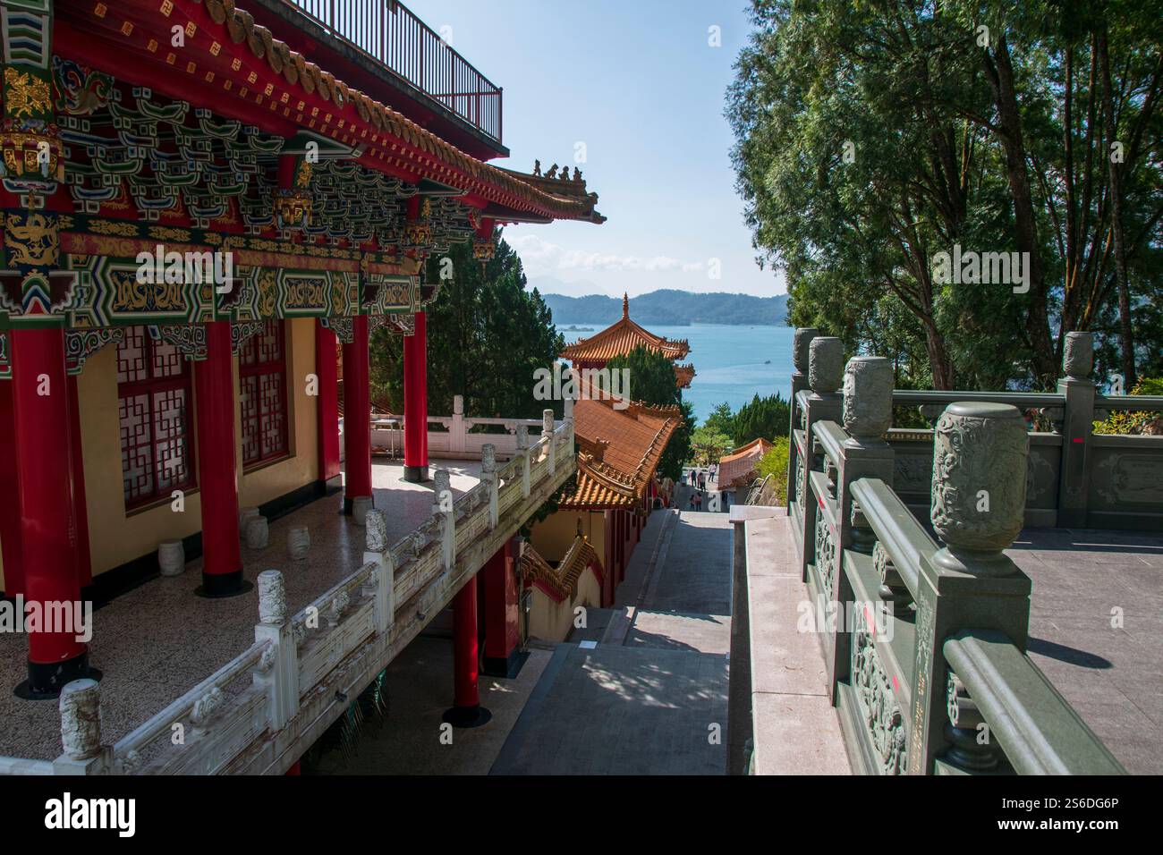 Wenwu Temple is a large, famous taoist temple on overlooking Sun Moon ...