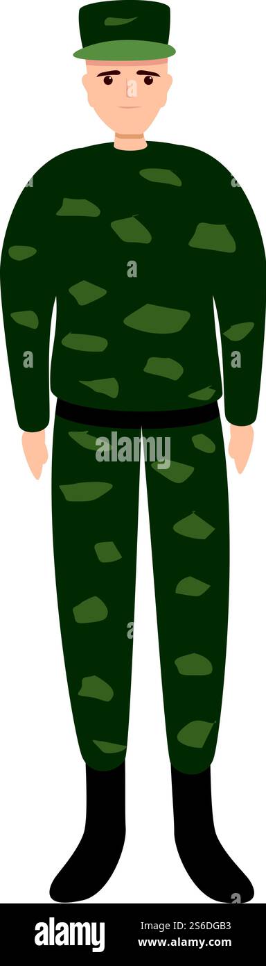 Army military uniform icon. Cartoon of army military uniform vector ...