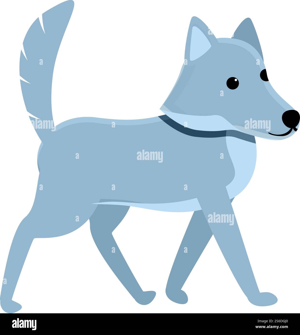 Wild wolf icon. Cartoon of wild wolf vector icon for web design ...