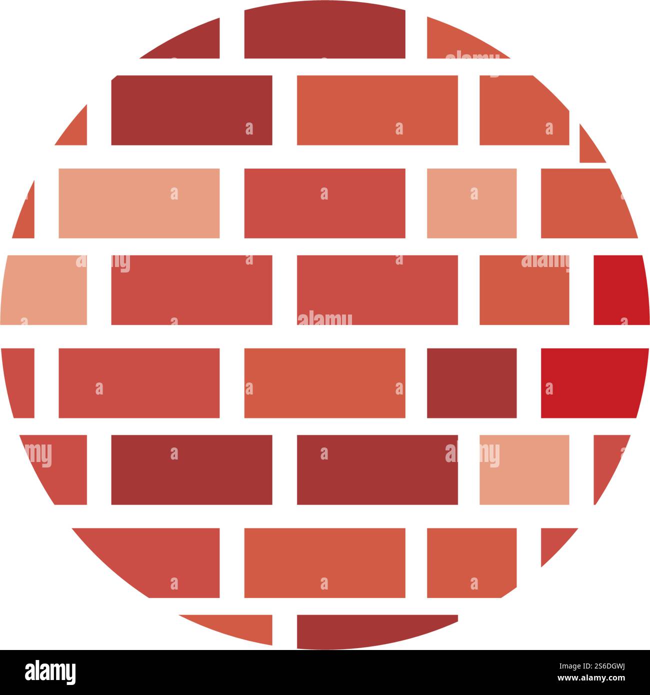 Brick wall logo vector ilustration design Stock Vector Image & Art - Alamy