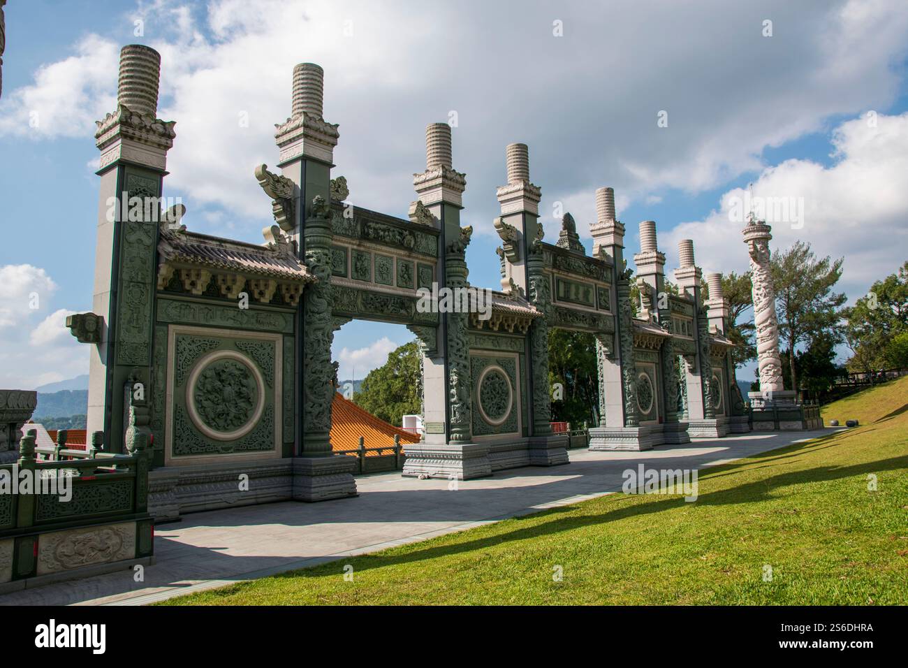 Wenwu Temple is a large, famous taoist temple on overlooking Sun Moon ...
