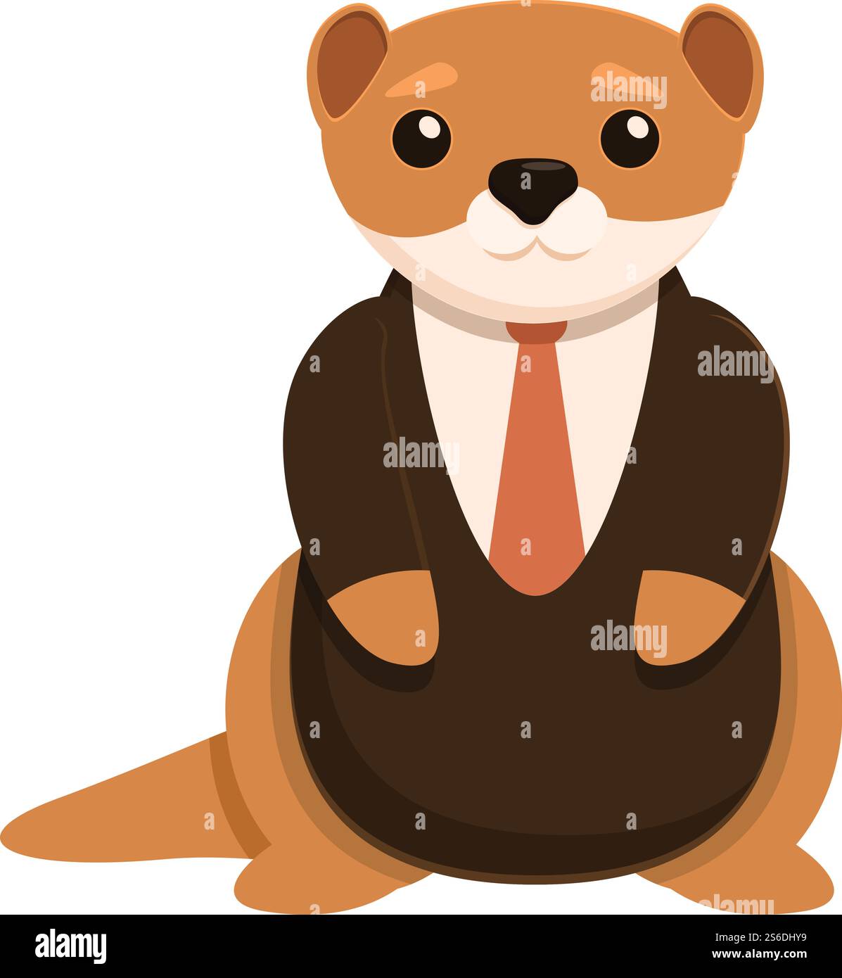 Elegant mink icon. Cartoon of elegant mink vector icon for web design ...