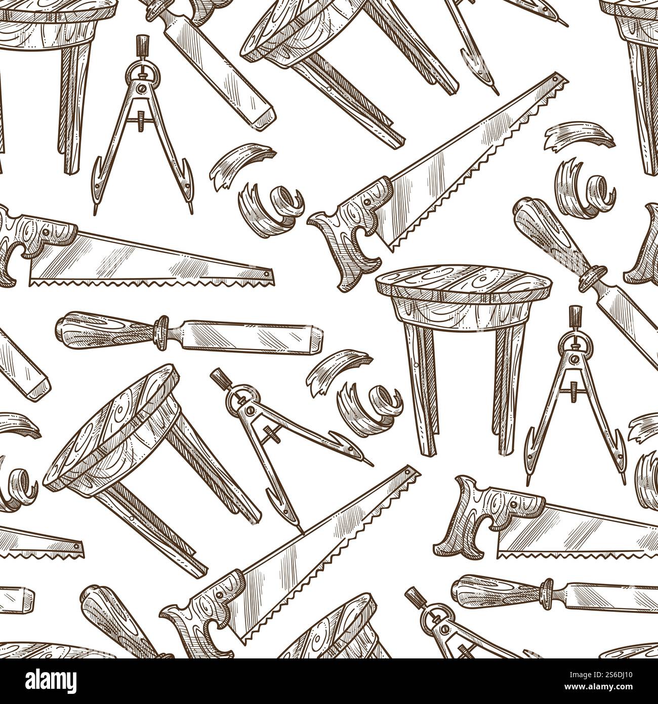 Tools and professional instruments for specialists in carpentry and ...