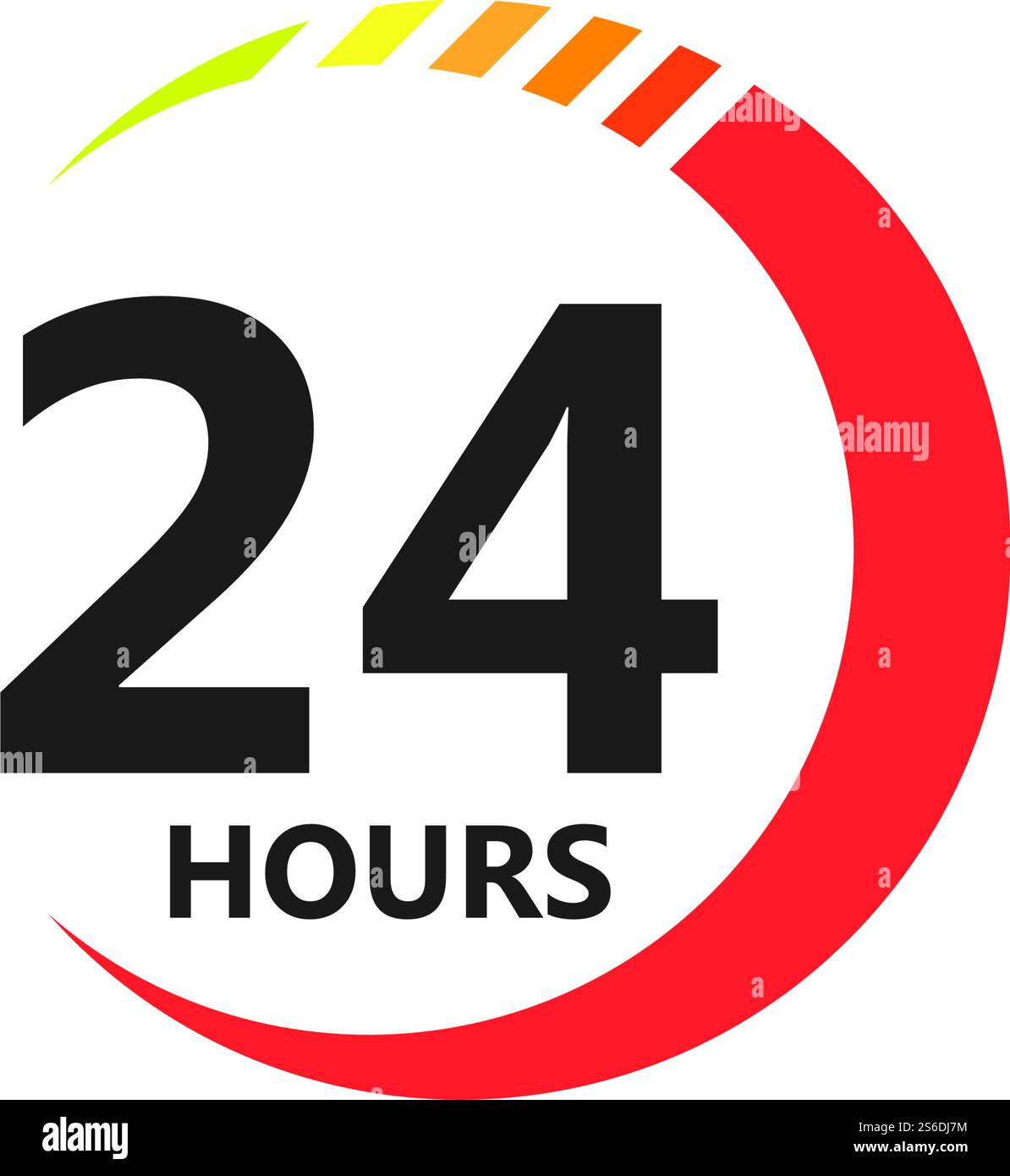 24hr logo and symbol vector design Stock Vector Image & Art - Alamy