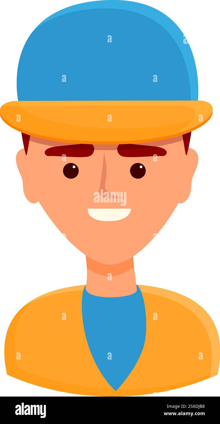 Working man icon. Cartoon of working man vector icon for web design ...