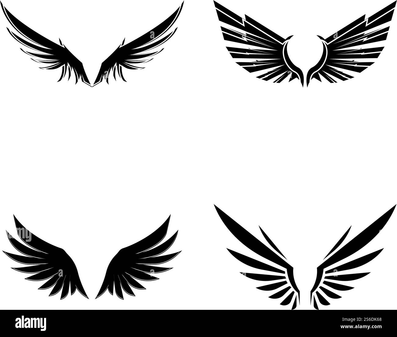 Minimalistic wings art hi-res stock photography and images - Alamy
