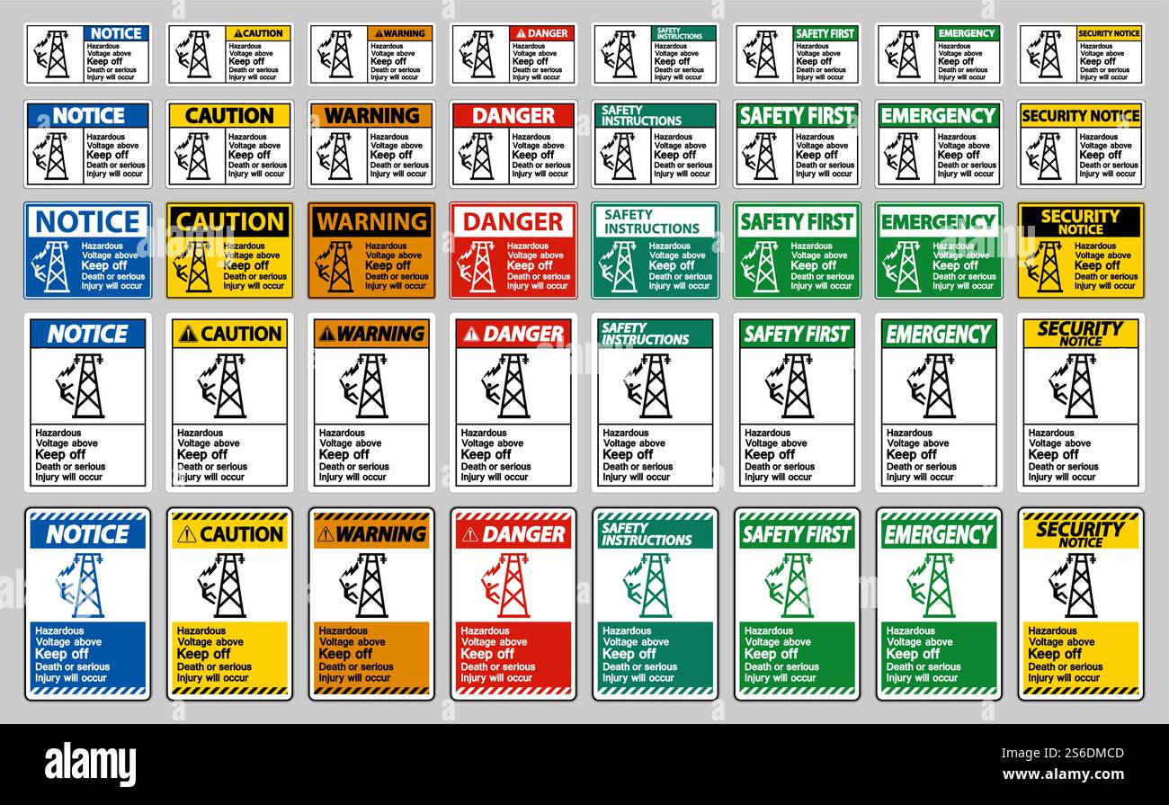 Hazardous Voltage Above Keep Out Death Or Serious Injury Will Occur ...