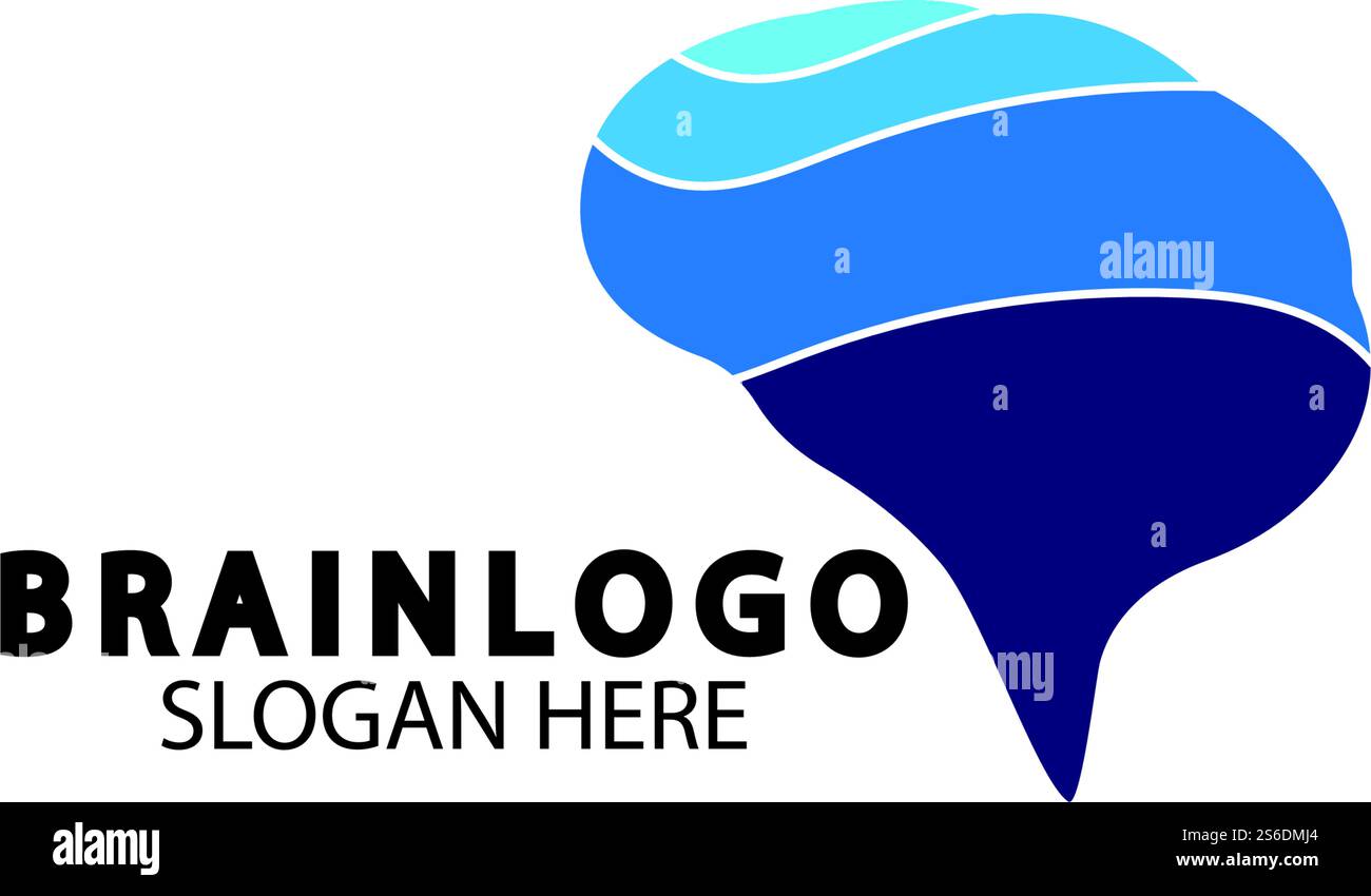 Brain logo designs concept vector, Health Brain Pulse logo, Brain care ...