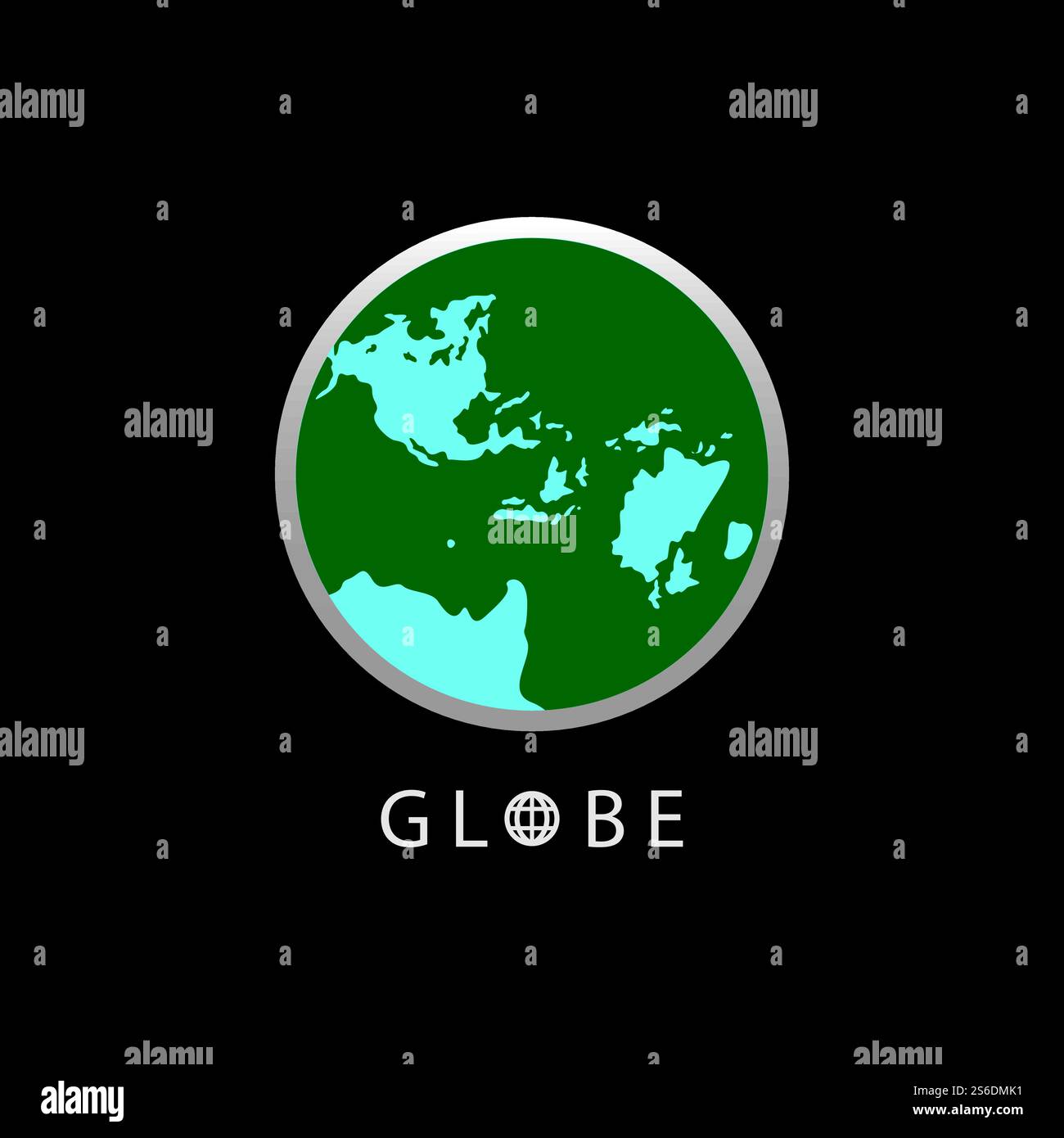 Globe map round earth logo vector image,Vector earth globes isolated on ...