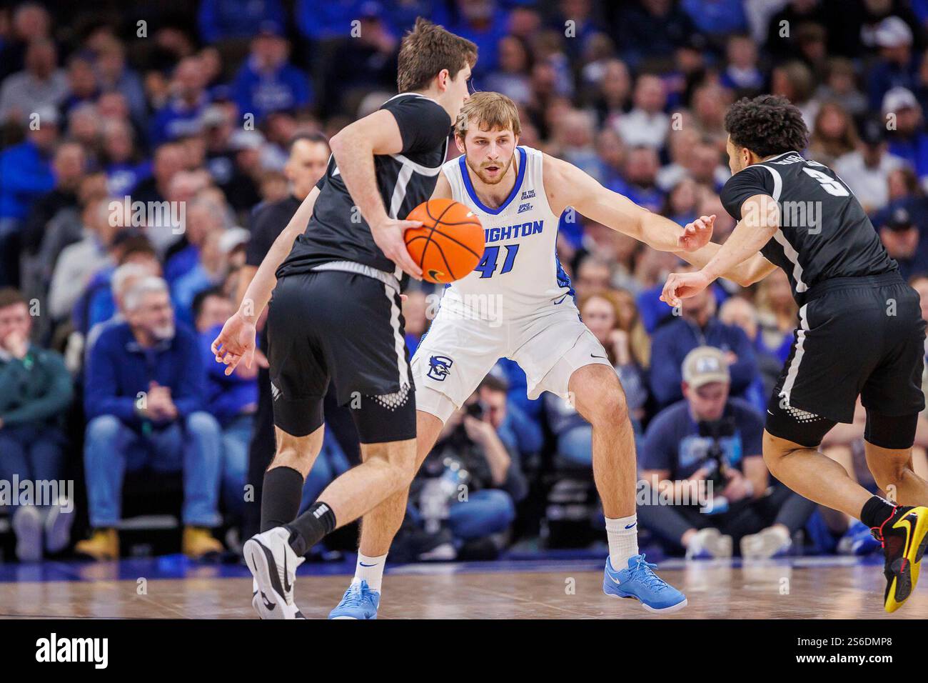 January 14, 2025 Omaha, NE. U.S. - Creighton Bluejays forward Isaac ...