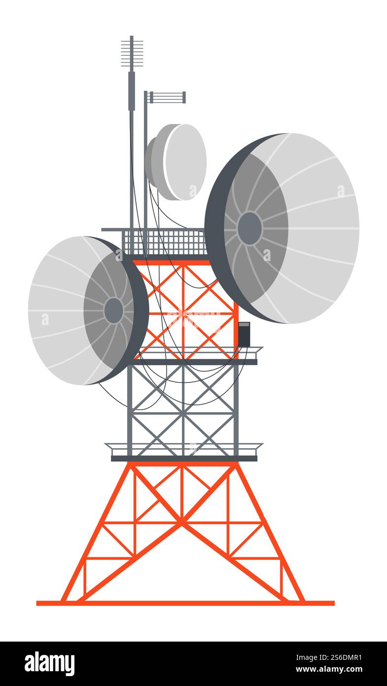 Station with cables, power station or system for broadcasting and ...