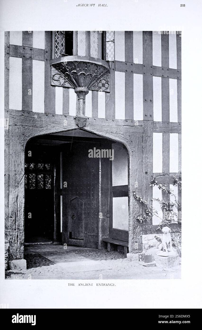 Gardens Old and New Agecroft Hall, Lancashire, ancient entrance 0277 ...