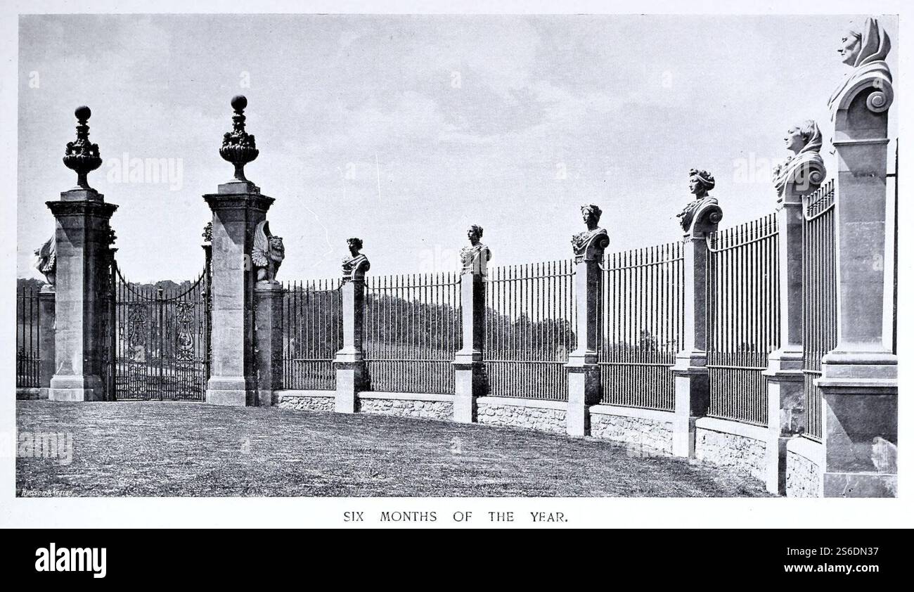 Gardens Old and New Barrow Court six months of the year 0237 Stock ...